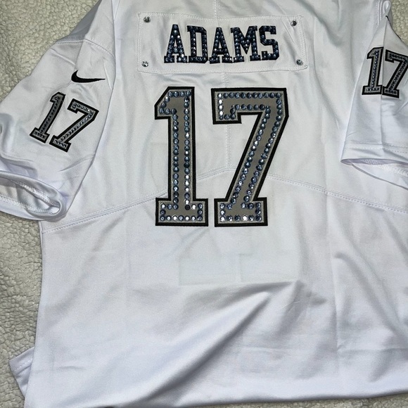 Nike | Tops | 7 Blinged Out Davante Adams Raiders Jersey | Poshmark